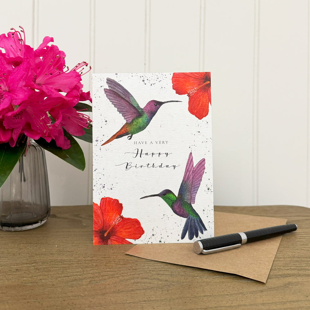 Hummingbird Birthday Card – Letters To Finley